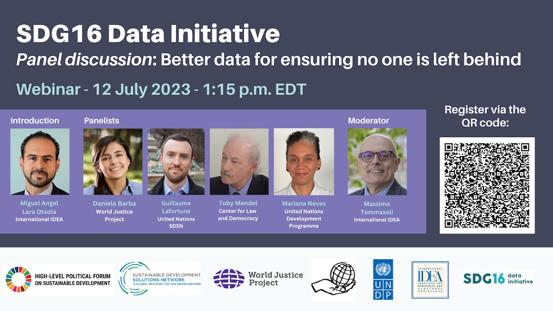 SDG16: Better data for ensuring no one is left behind | International IDEA