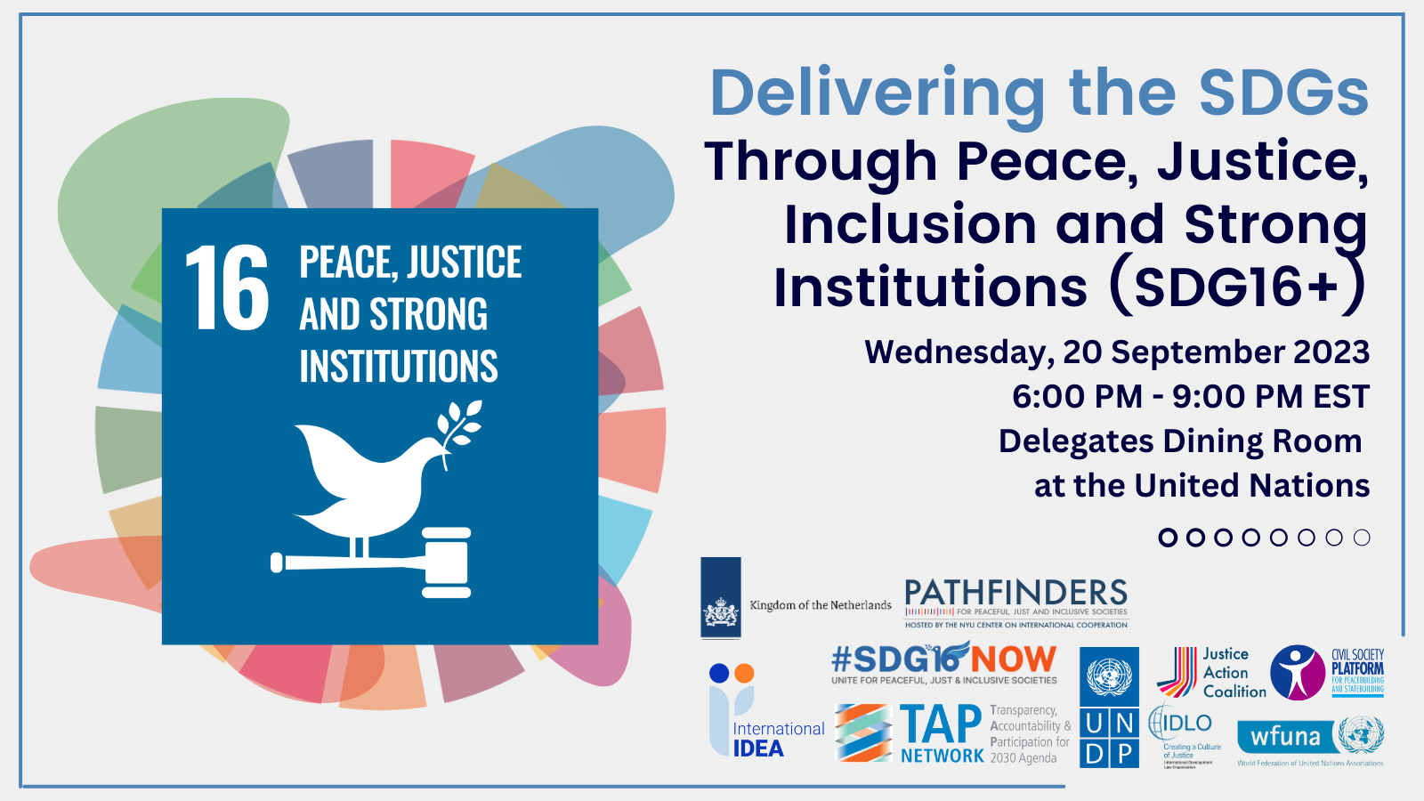 UNGA 78: Delivering the SDGs through Peace, Justice, Inclusion and ...