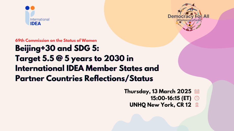 What we do | International IDEA