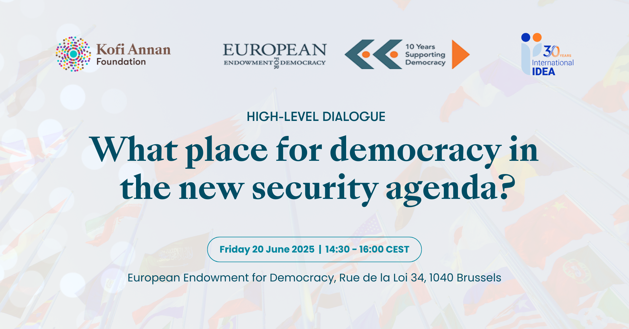 High-level dialogue: What place for democracy in the new security ...