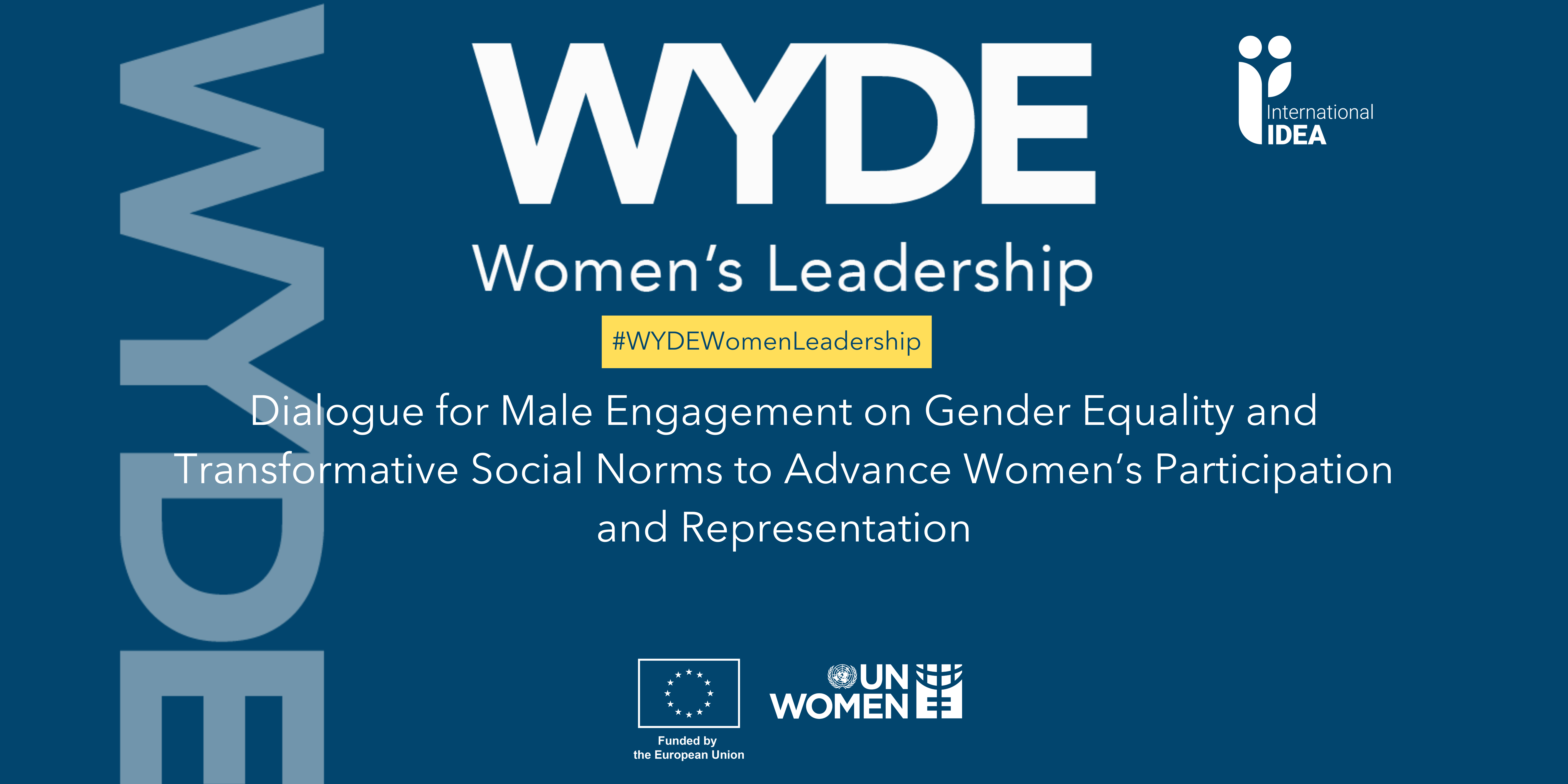 Dialogue for male engagement on gender equality and transformative ...