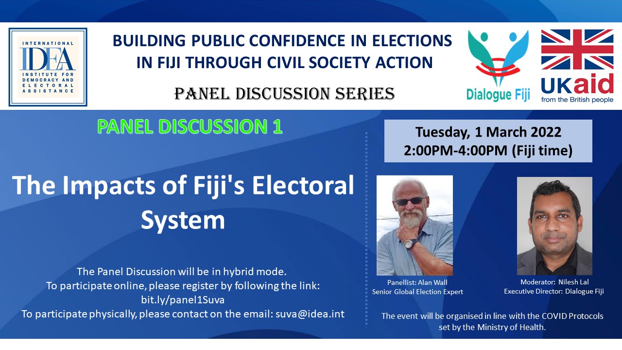 Panel Discussion 1: The Impacts of Electoral System in Fiji ...