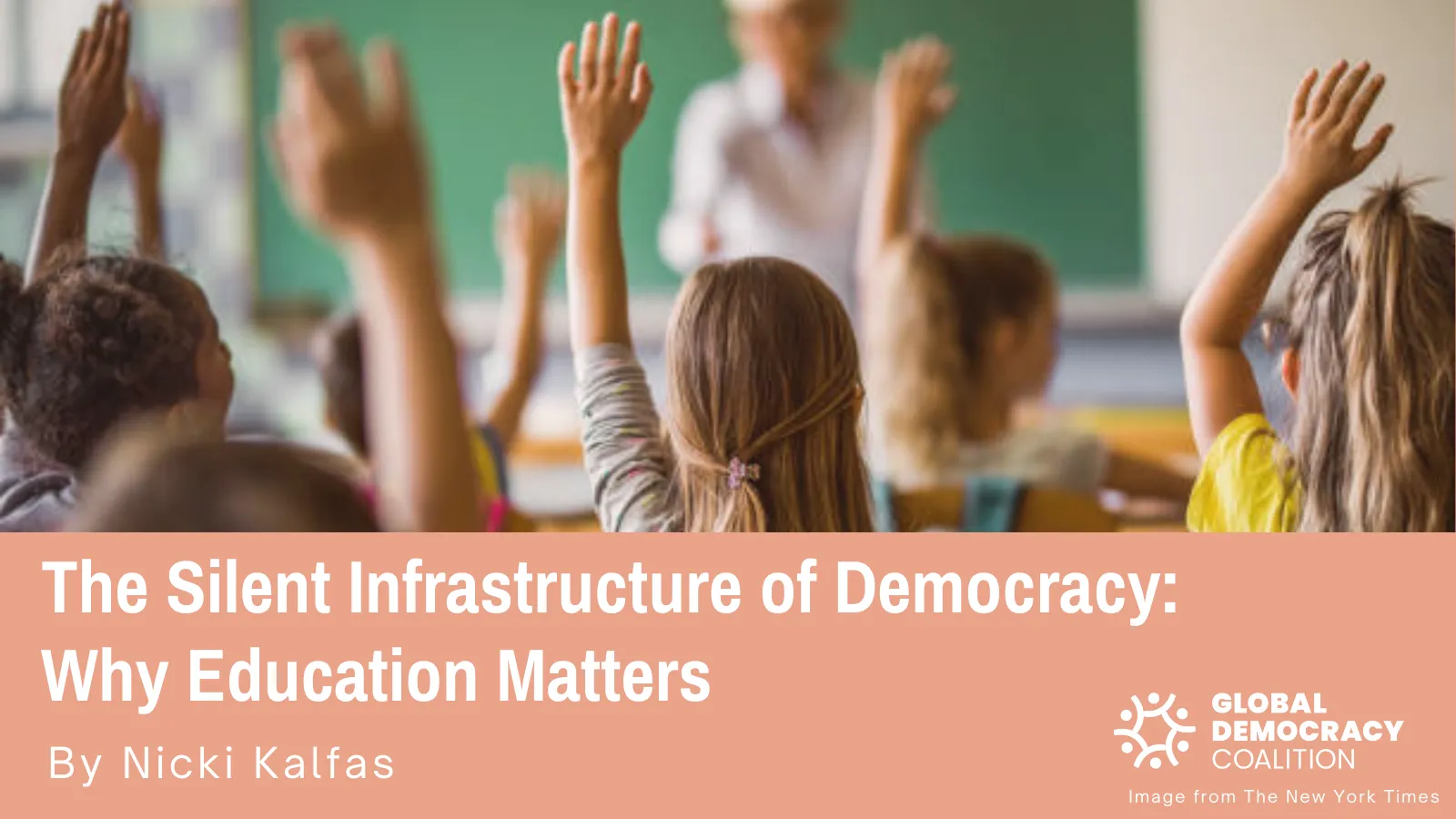 The silent infrastructure of democracy: Why education matters